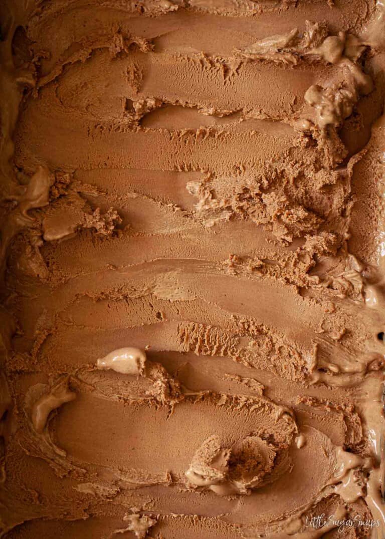 Dark Chocolate Ice Cream - Little Sugar Snaps