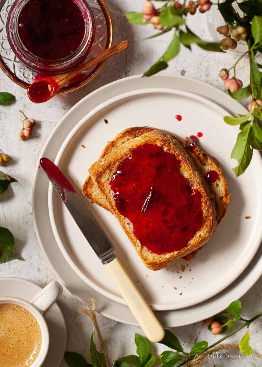 Damson Jam with Sweet Spices - Little Sugar Snaps