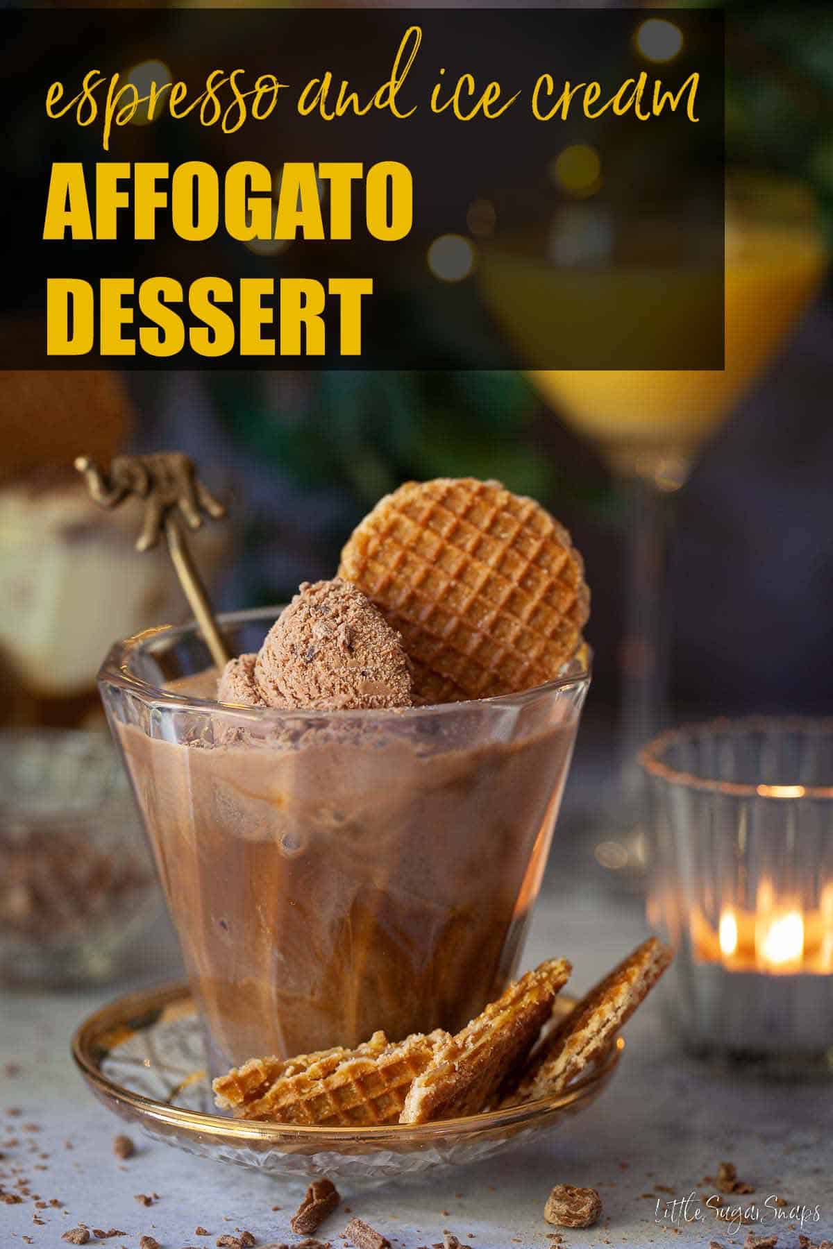 Affogato al Caffè with Warninks Advocaat - Little Sugar Snaps