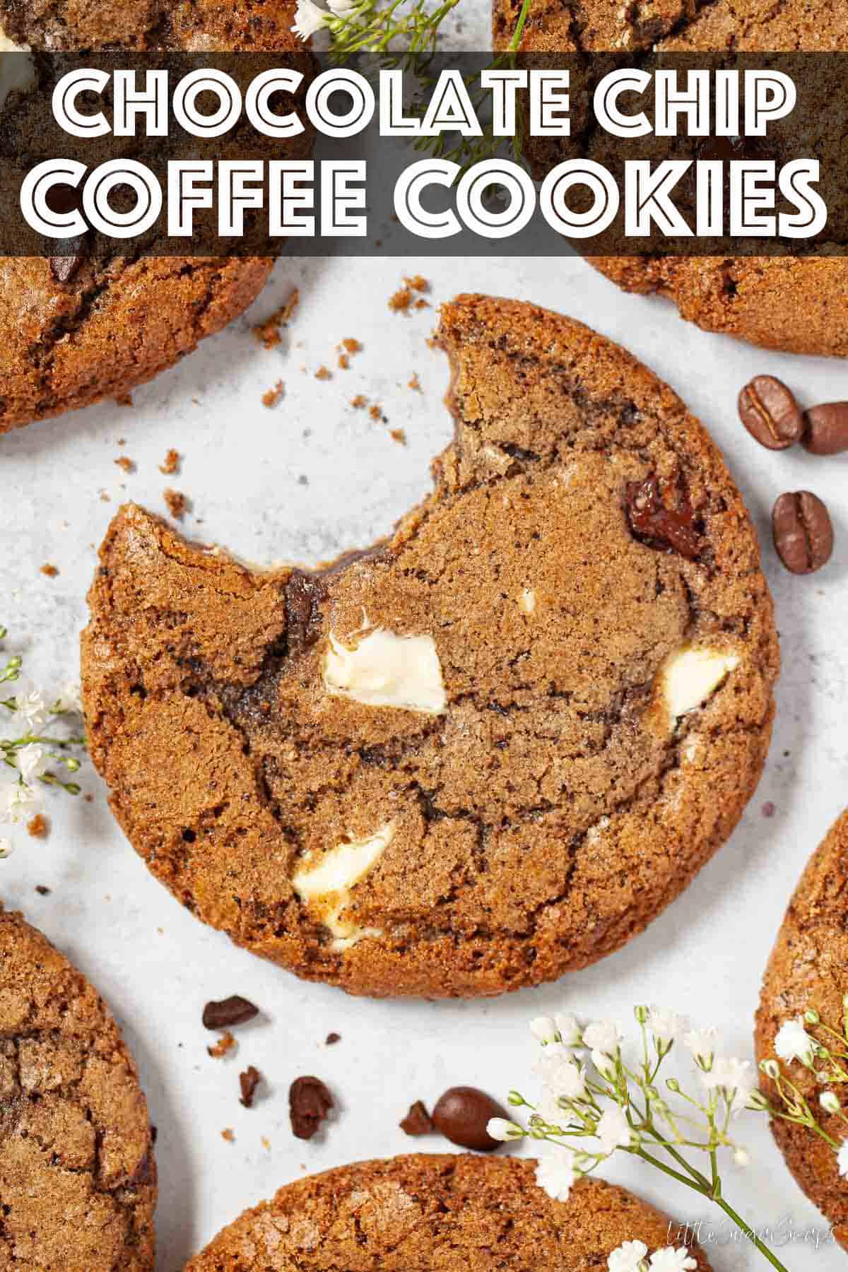 Chocolate Chip Coffee Cookies - Little Sugar Snaps