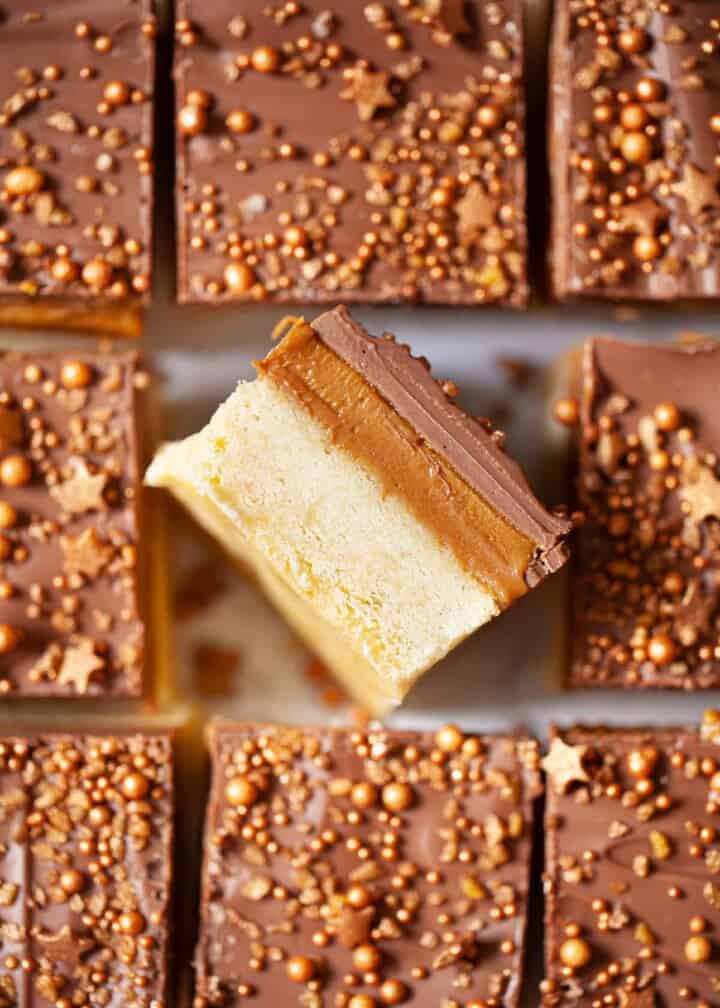 Biscoff Millionaire's Shortbread - Little Sugar Snaps