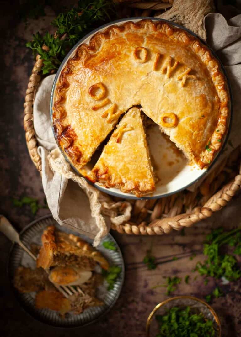 Sausage Pie with Apple and Bacon - Little Sugar Snaps