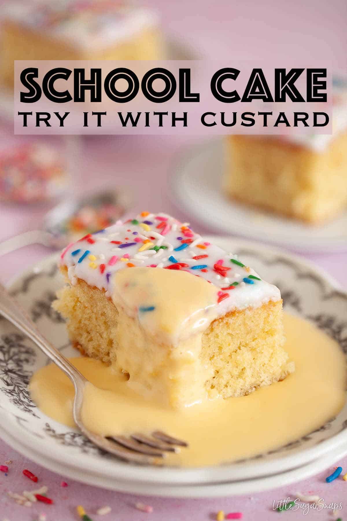 Old School Sponge Cake - Little Sugar Snaps