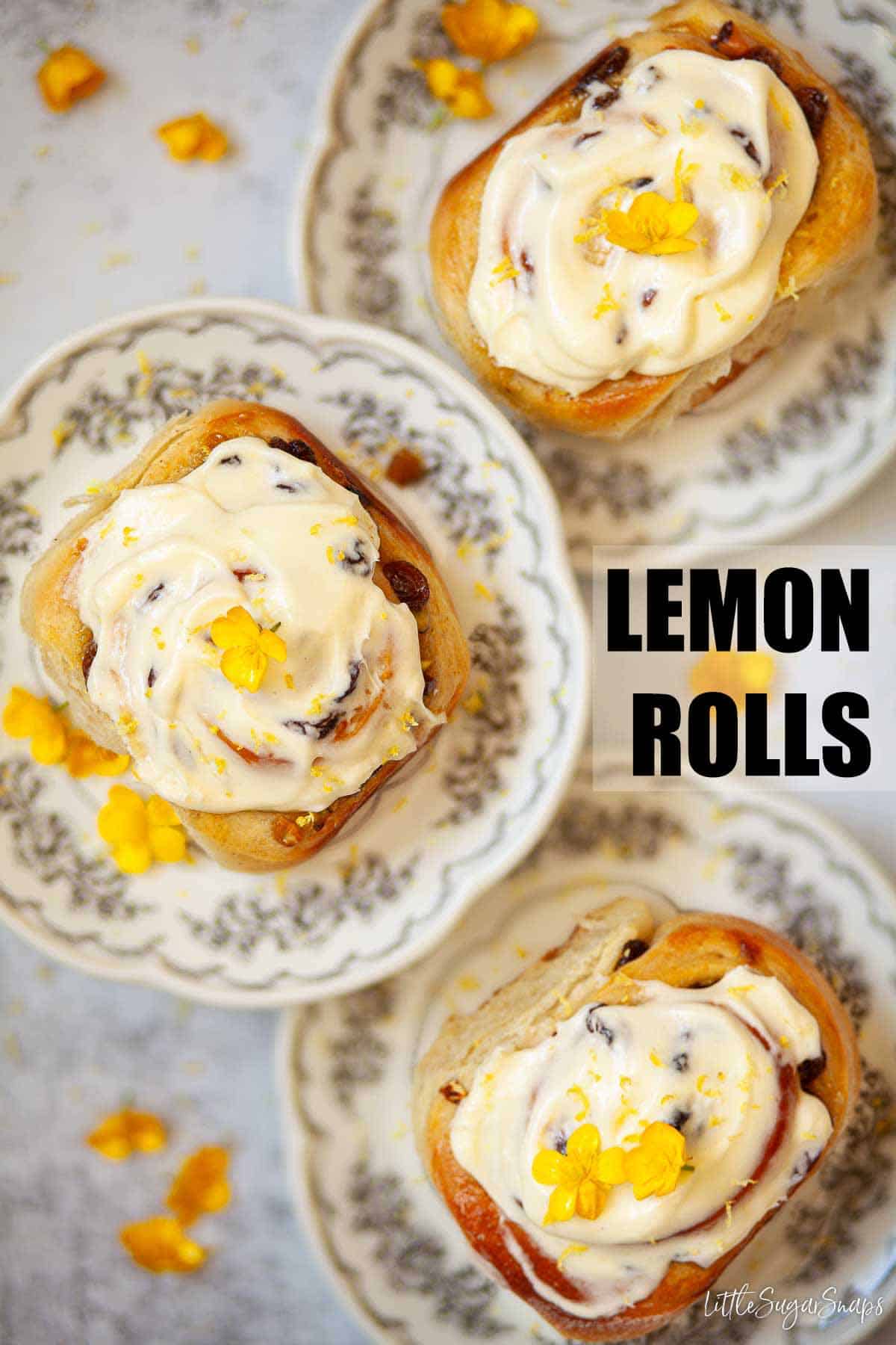 Lemon Rolls - Little Sugar Snaps