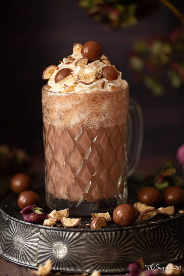 Malted Drinking Chocolate (Malteser Hot Chocolate) - Little Sugar Snaps