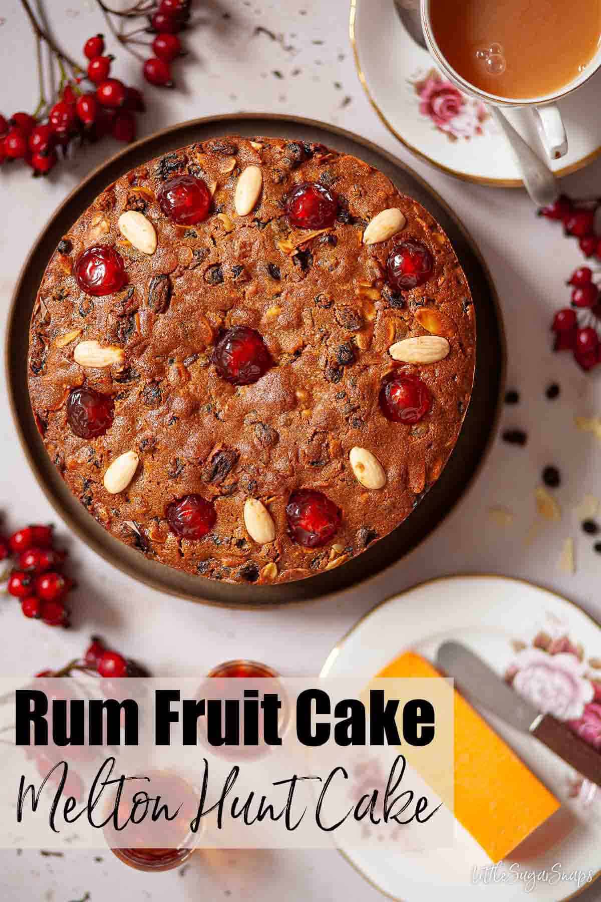 Rum Fruit Cake (Melton Hunt Cake) - Little Sugar Snaps