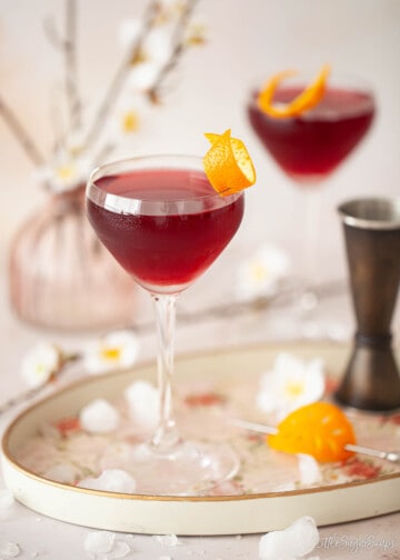 Creme de Cassis Cocktail - The Parisian Cocktail - Little Sugar Snaps