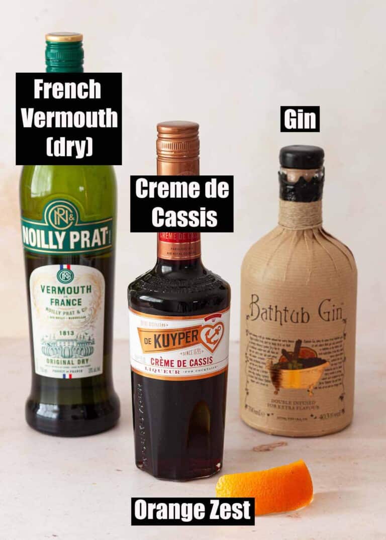Creme de Cassis Cocktail - The Parisian Cocktail - Little Sugar Snaps