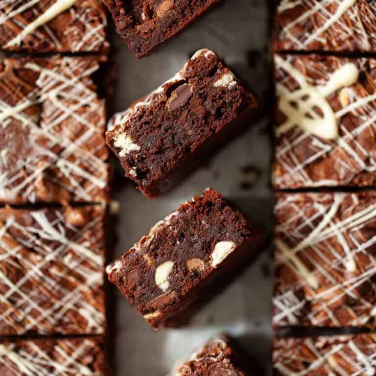 Triple Chocolate Brownies - Little Sugar Snaps