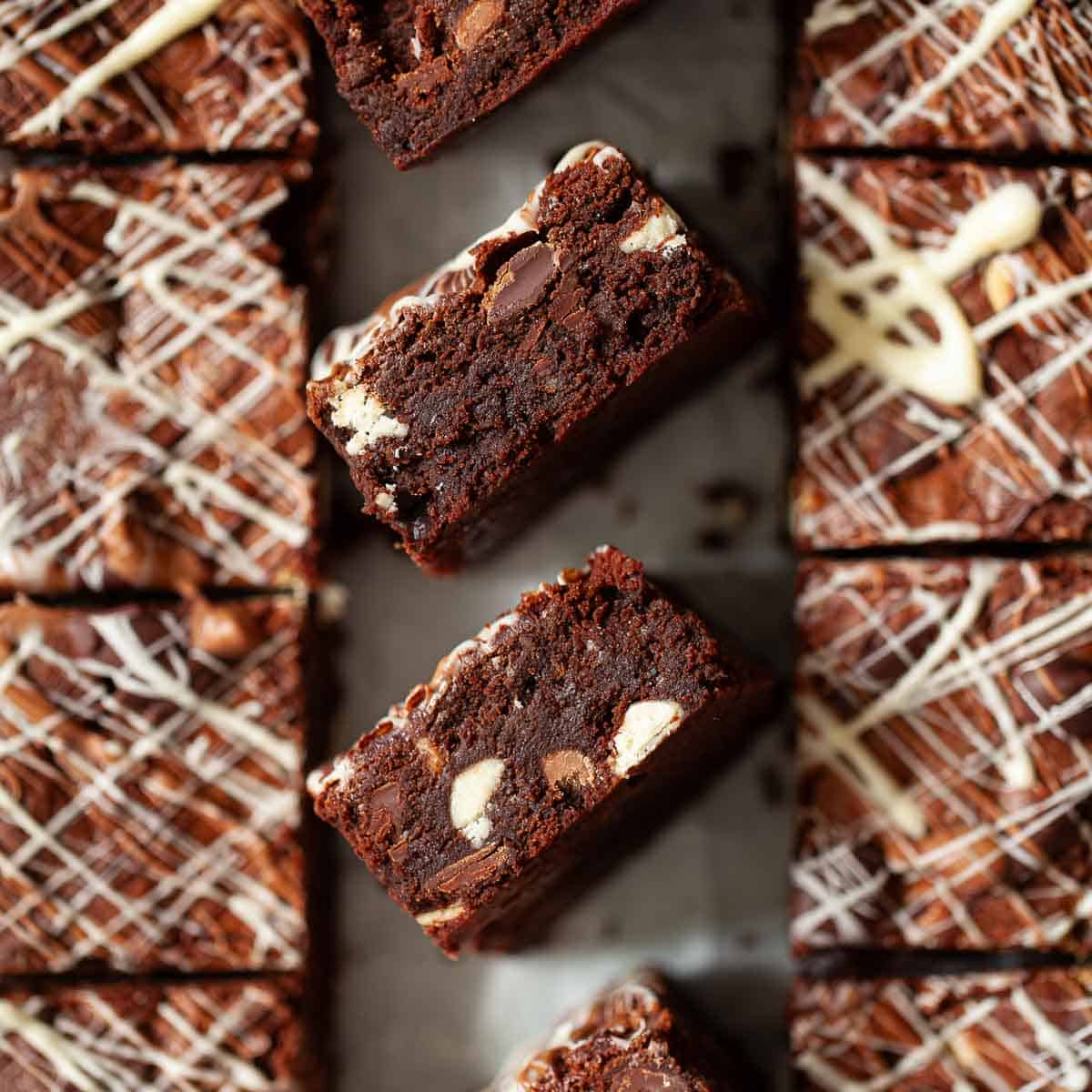 Triple Chocolate Brownies