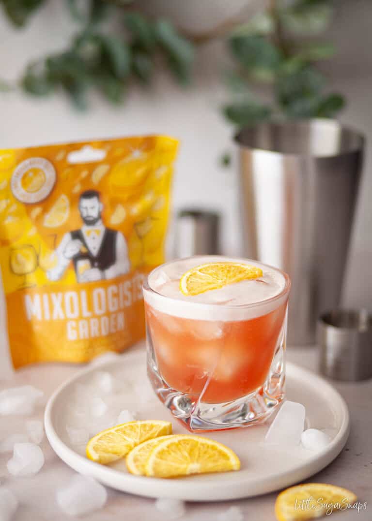 Negroni Sour (Gin and Campari Sour) - Little Sugar Snaps