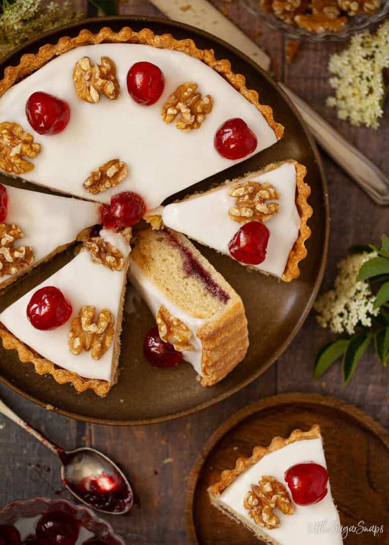Trentham Tart - A Cake Tart Recipe - Little Sugar Snaps