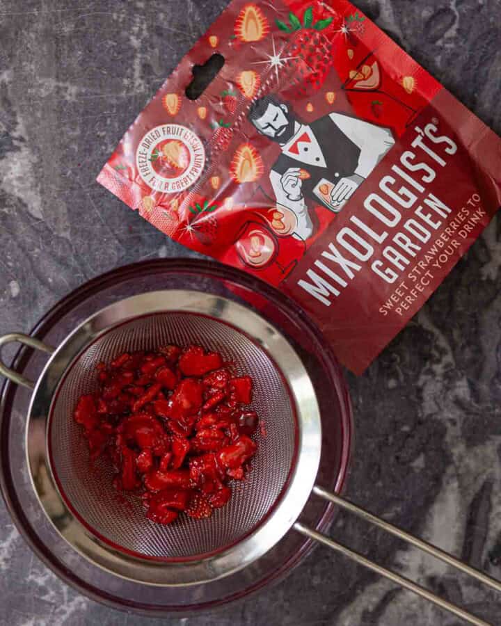 Red Mojito - A Strawberry Syrup Cocktail - Little Sugar Snaps