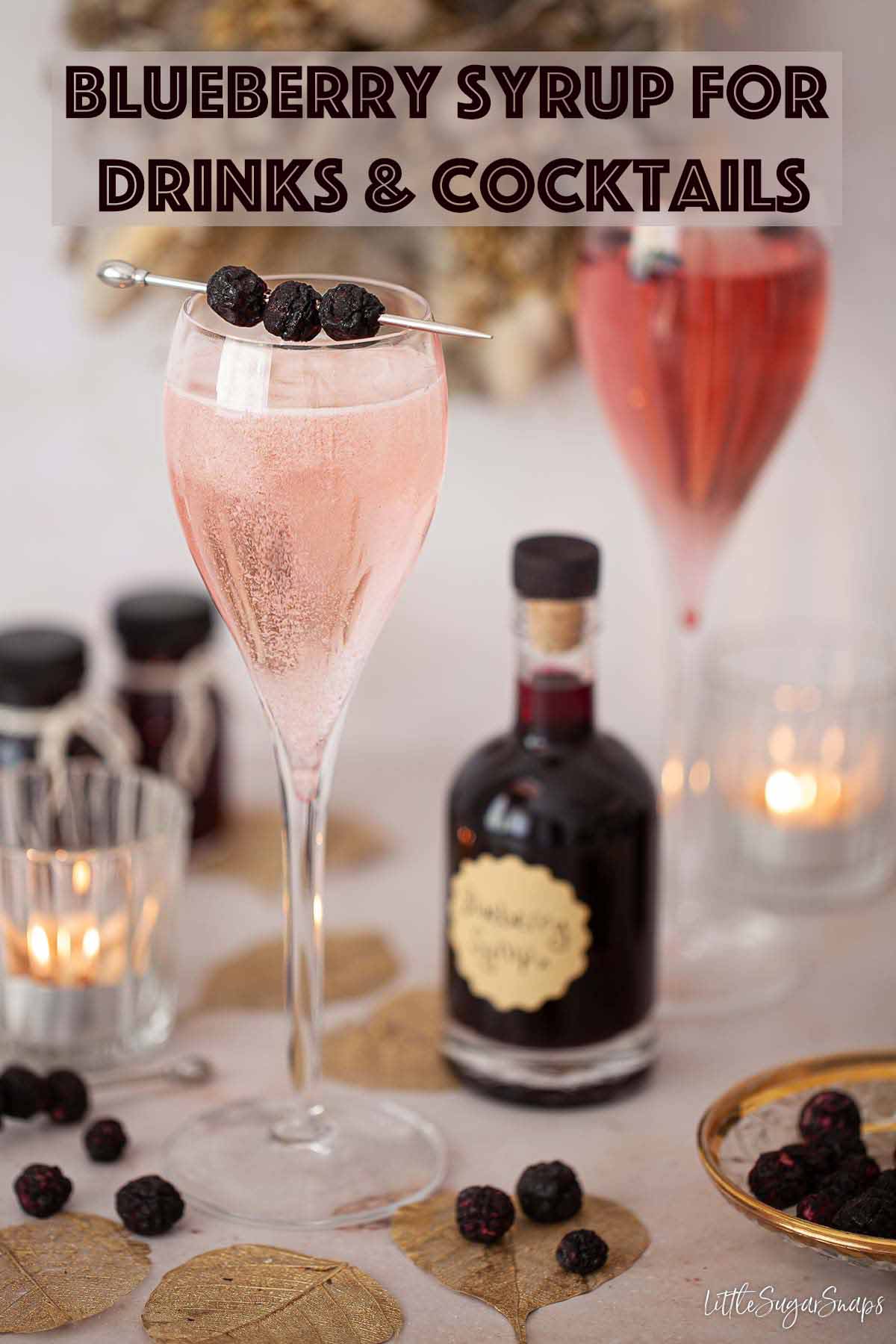 Blueberry Simple Syrup - Little Sugar Snaps