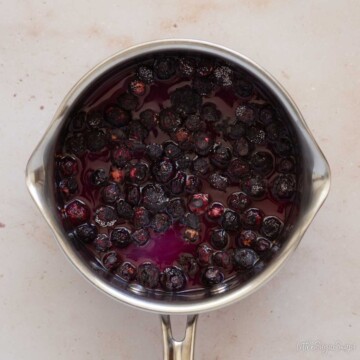 Blueberry Simple Syrup - Little Sugar Snaps