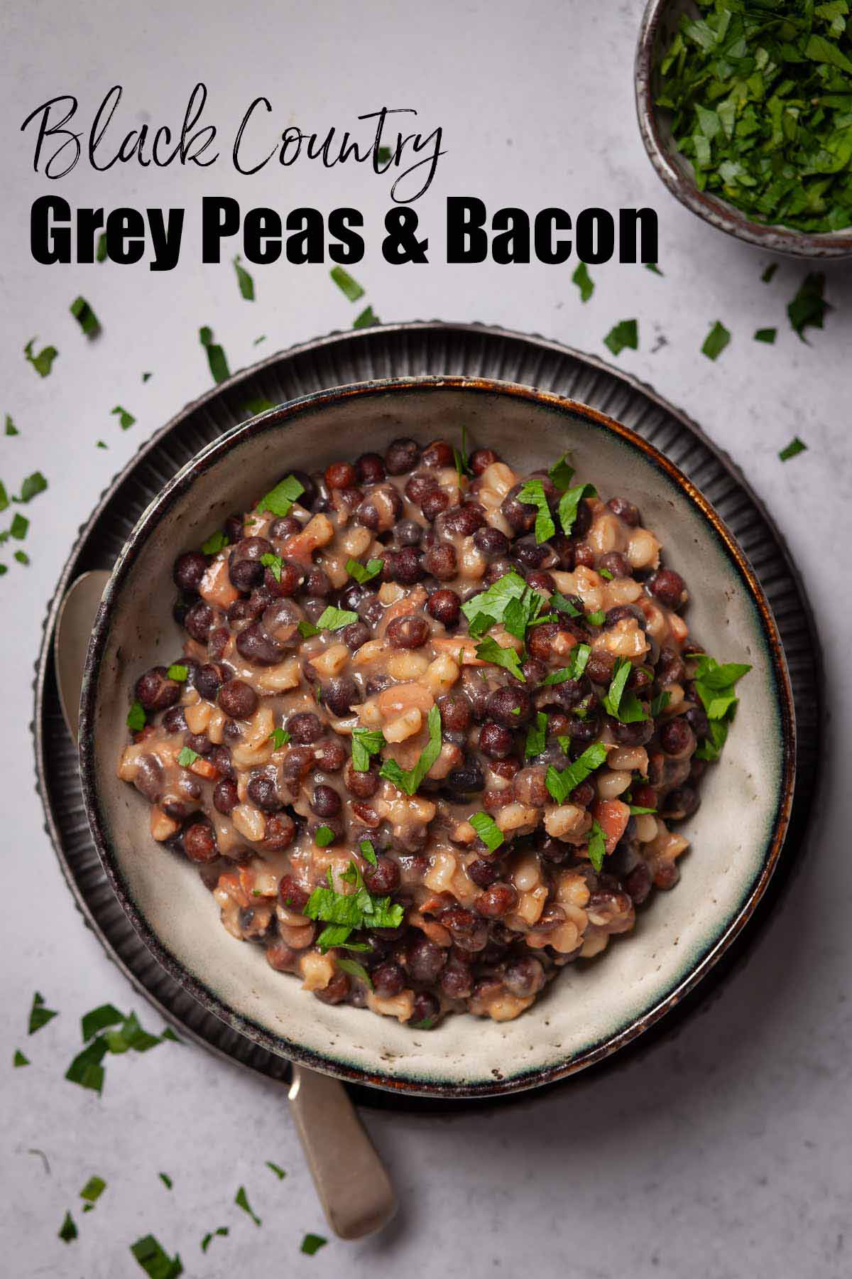 Grey Peas and Bacon - Little Sugar Snaps