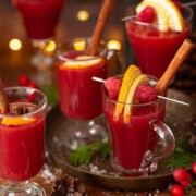 Festive Non-Alcoholic Punch - Little Sugar Snaps