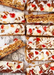 Cherry Bakewell Flapjack - Little Sugar Snaps