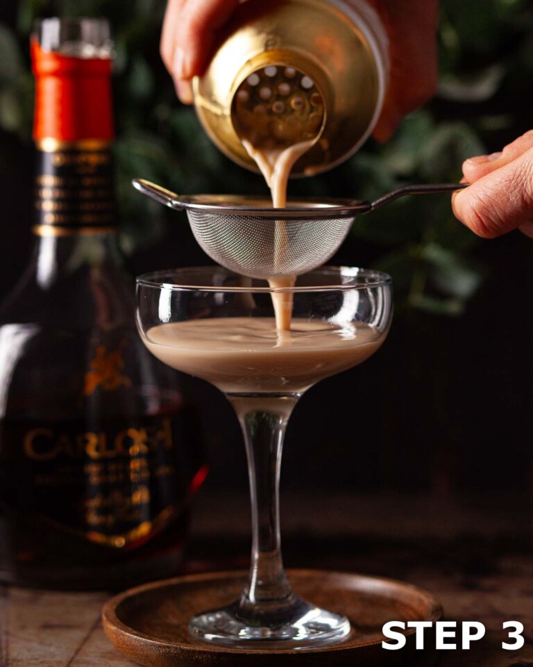 After Dinner Cocktail - Coffee Alexander - Little Sugar Snaps