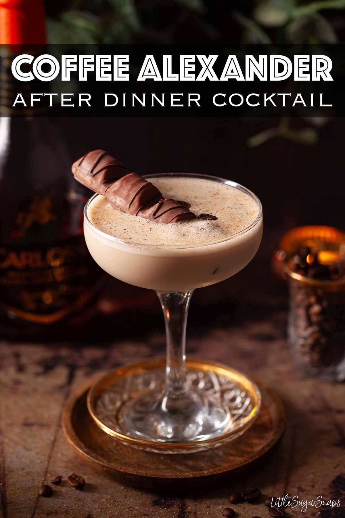 After Dinner Cocktail - Coffee Alexander - Little Sugar Snaps