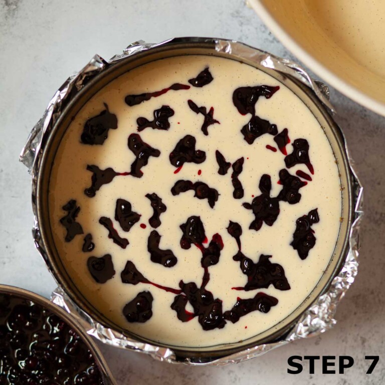 Blackcurrant Cheesecake - Little Sugar Snaps