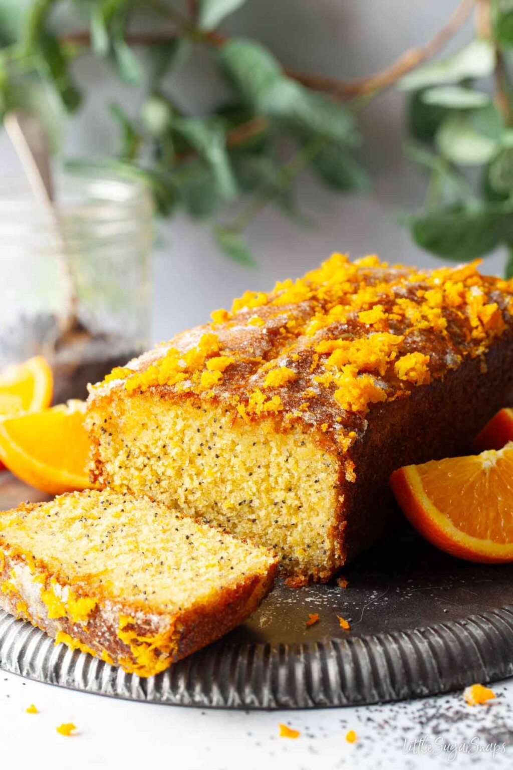 Moist Orange and Poppy Seeds Cake - Little Sugar Snaps