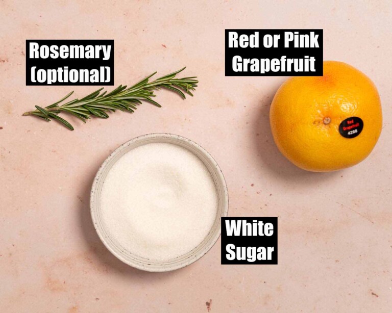 Grapefruit Syrup - Little Sugar Snaps